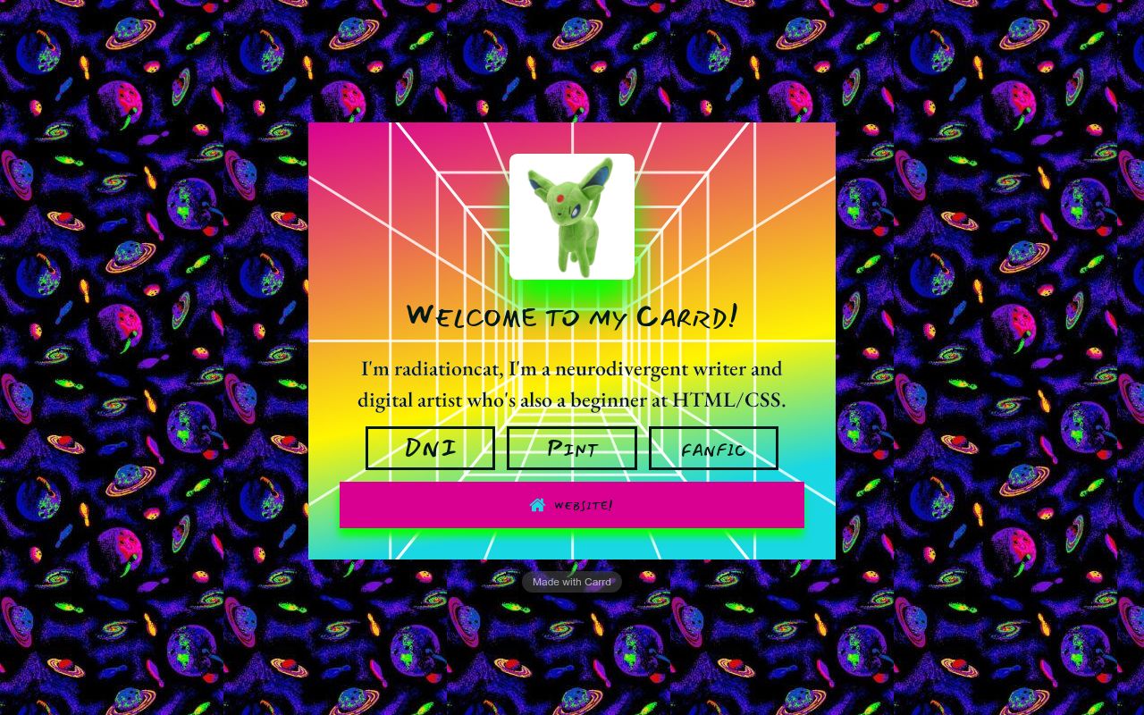 radiationcat's carrd